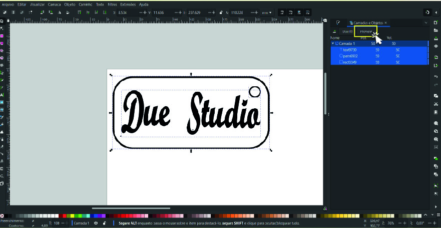 IV. Função Preview do Due Studio – Due Laser